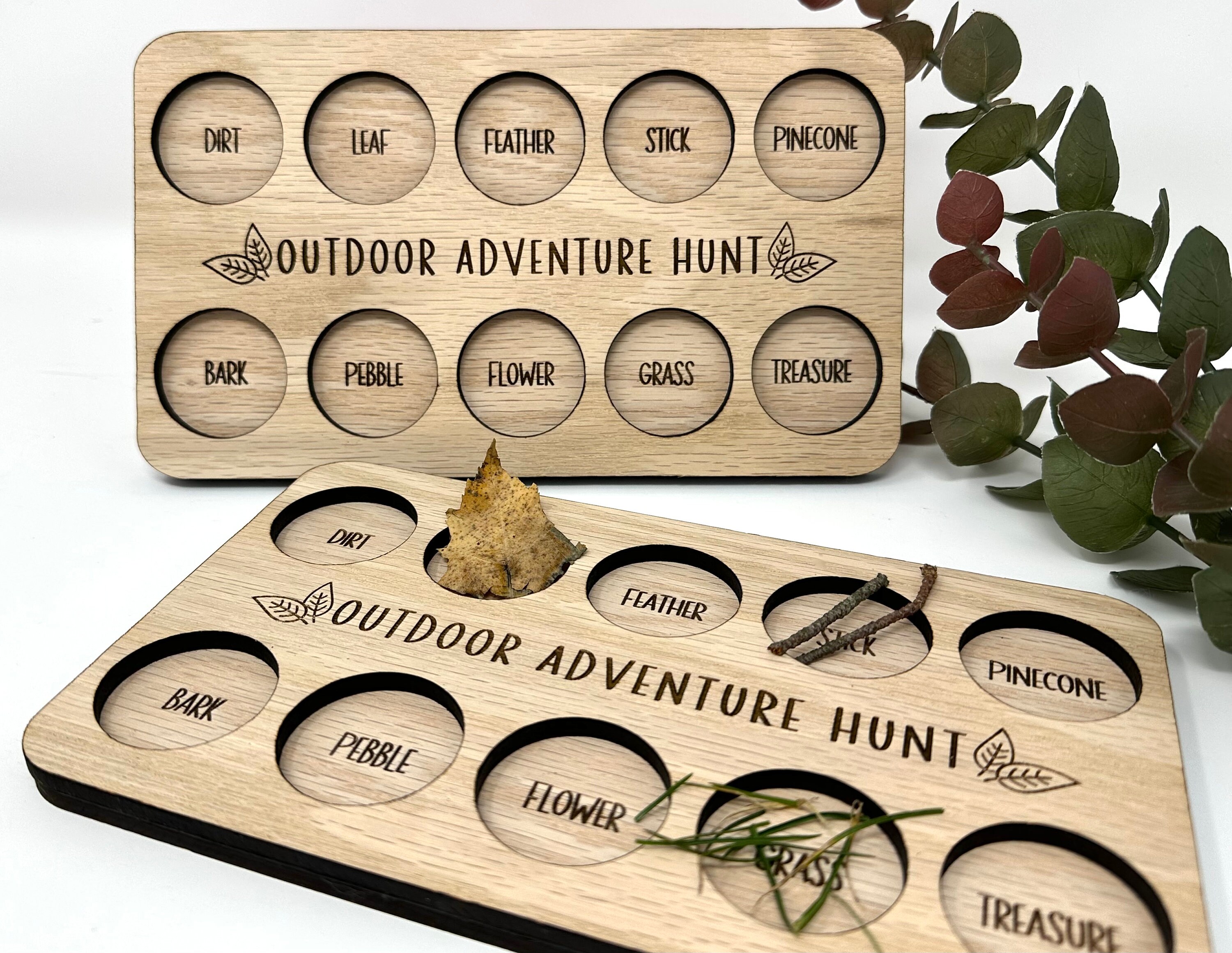 Kids Outdoor Scavenger Hunt Board, Nature Games, Camping Games ...