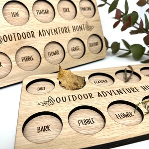 Kids Outdoor Scavenger Hunt Board, Nature Games, Camping Games ...