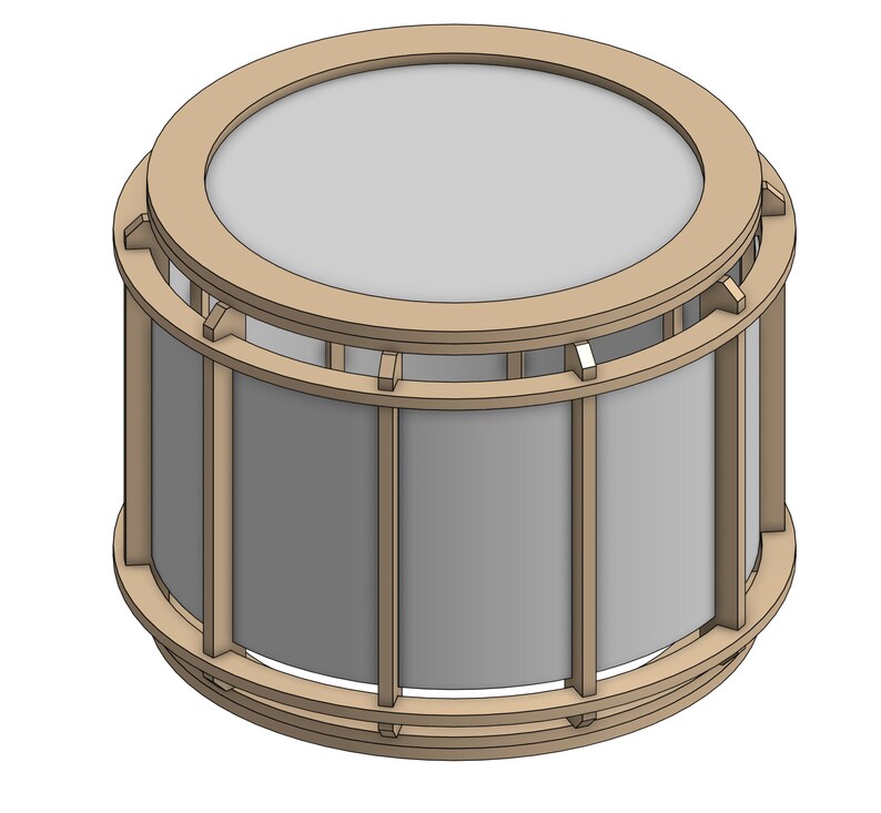 Wooden Paper Lantern DXF/CAD Files for Laser Cutting files Only - Etsy