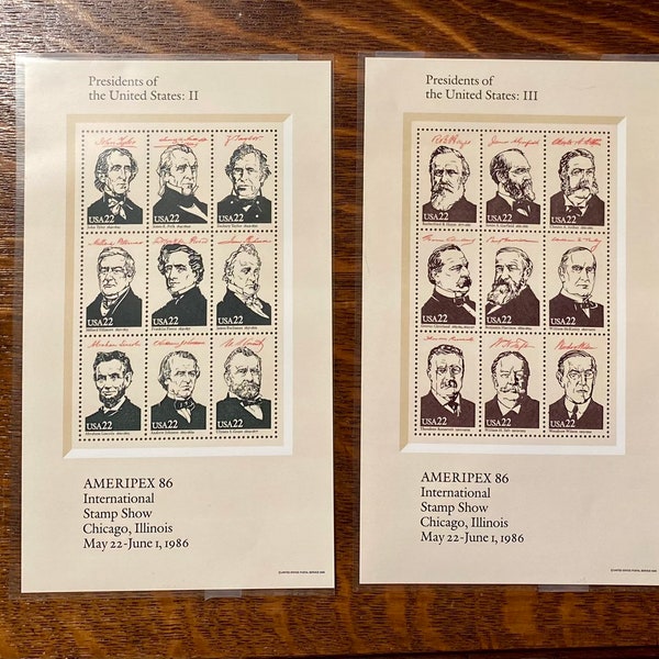 Us Presidents Set - Etsy