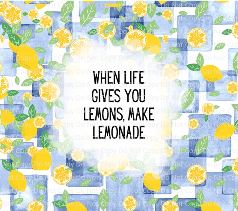 When Life Gives You Lemons Make Lemonade Tumbler 20oz Glow in the Dark ...