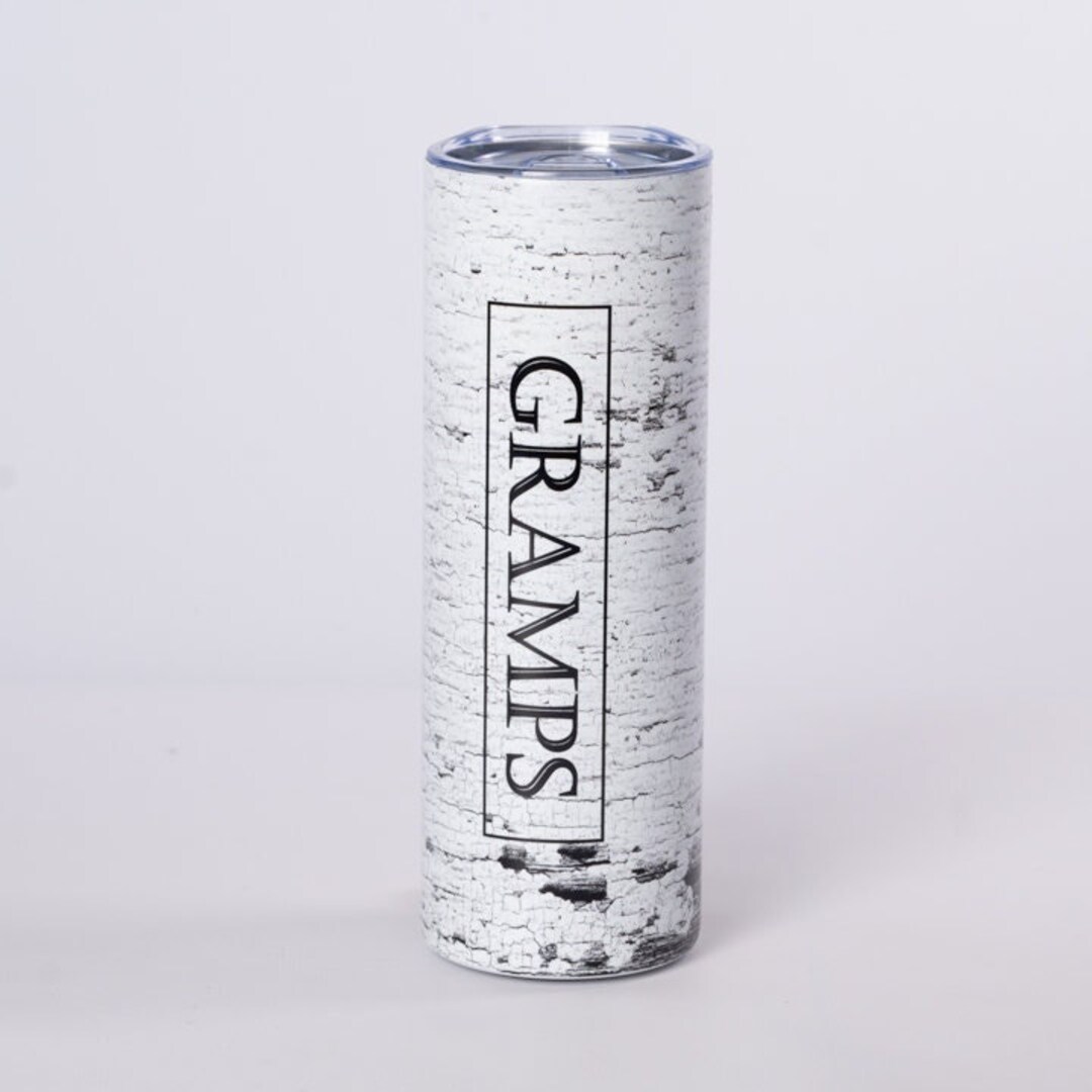 Aspen Bark Tree Bark Gramps Personalized Tumbler Glow in the Dark ...