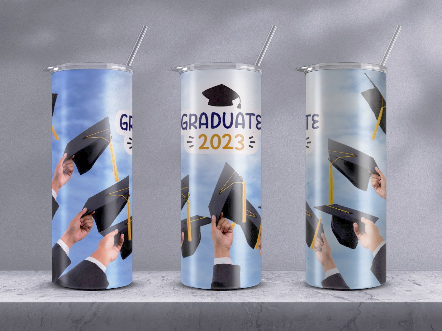 Class of 2023 Graduation Tumbler 20 Oz Skinny Tumbler Graduation Gift ...