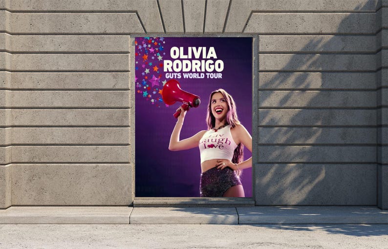 Olivia Rodrigo Guts World Tour - Wall Decor - Etsy