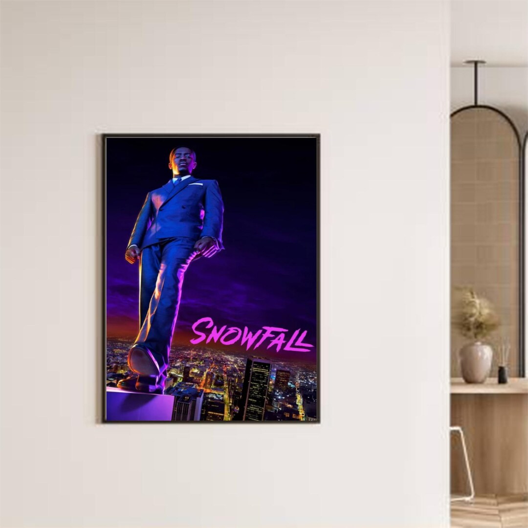 Snowfall Movie Poster, Vintage Snowfall (2017) Movie Poster, Vintage ...