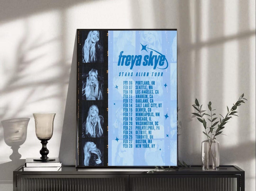 Rising Pop Star Style Poster 2026 Youth Concert Aesthetic Wall Art - Etsy