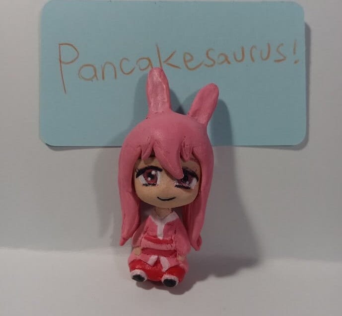 Custom Sitting Chibi Figure - Etsy