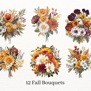 Watercolor Fall Mega Clipart Bundle, Fall Digital Paper, Watercolor ...