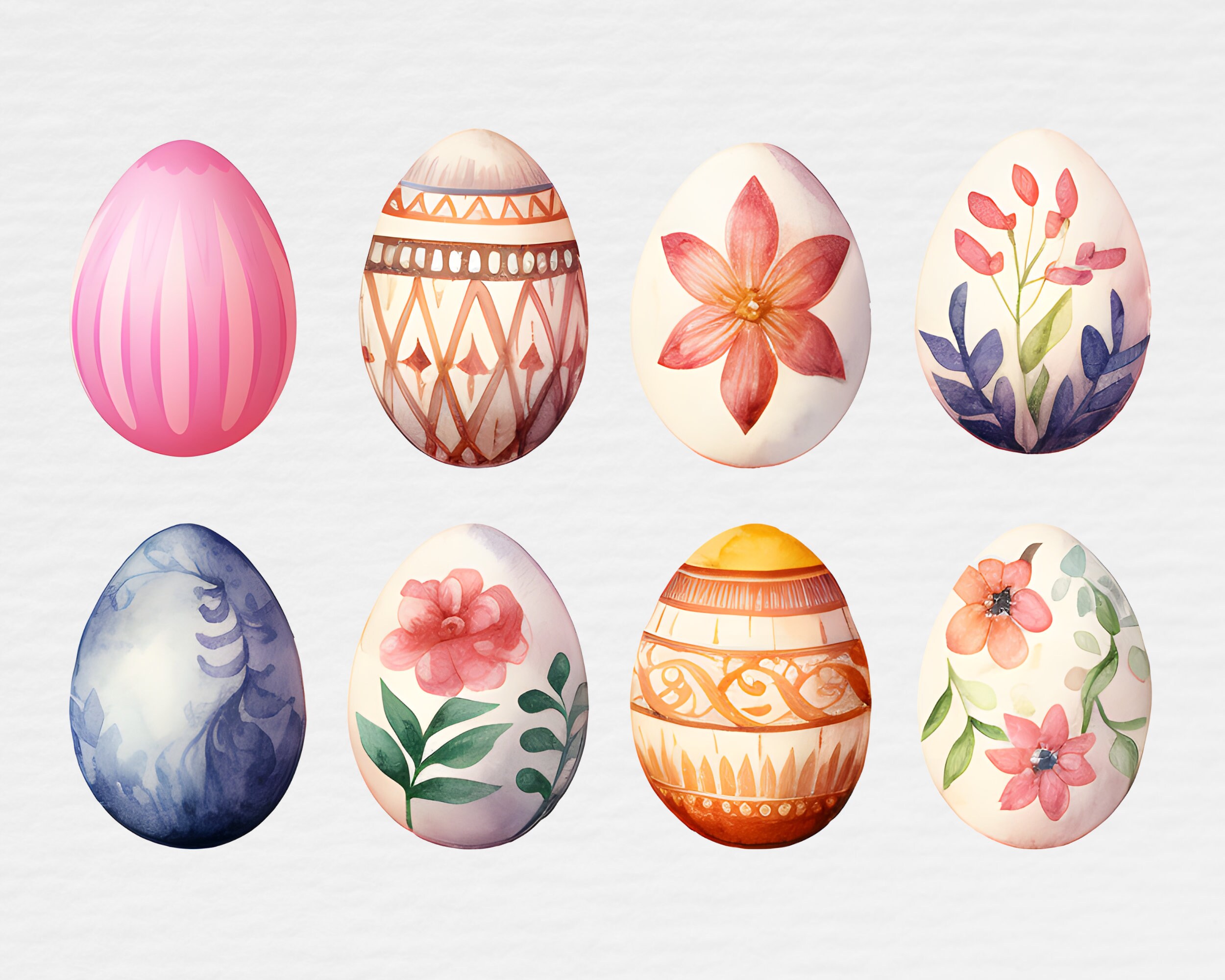 Easter Clipart Bundle, Watercolor Clipart, Easter Clipart, Spring ...