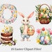 Easter Clipart Bundle, Watercolor Clipart, Easter Clipart, Spring ...