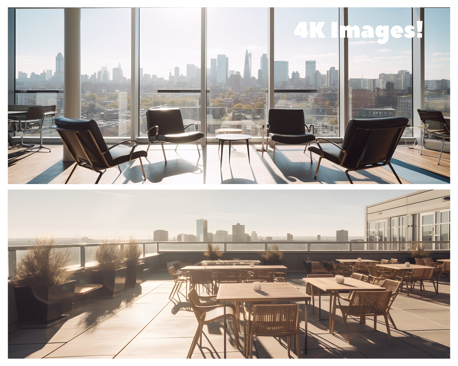 4K Office Virtual Backgrounds, Professional Zoom, Teams, Skype (digital ...