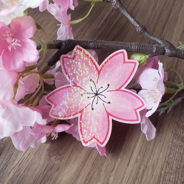 Cherry Blossom Sticker - Etsy