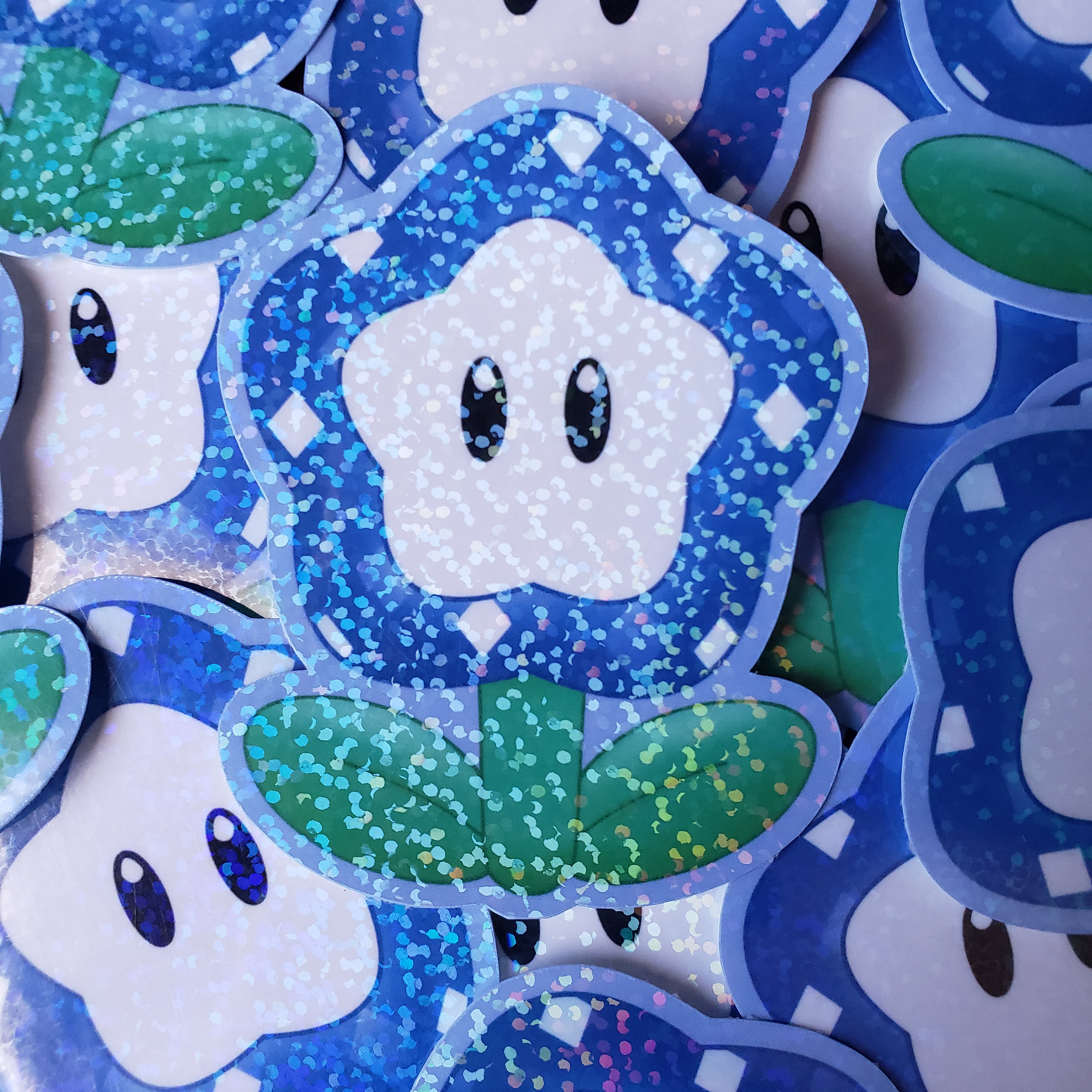 Wonder Flower Sticker Super Mario Wonder Laminated Waterproof Sticker ...