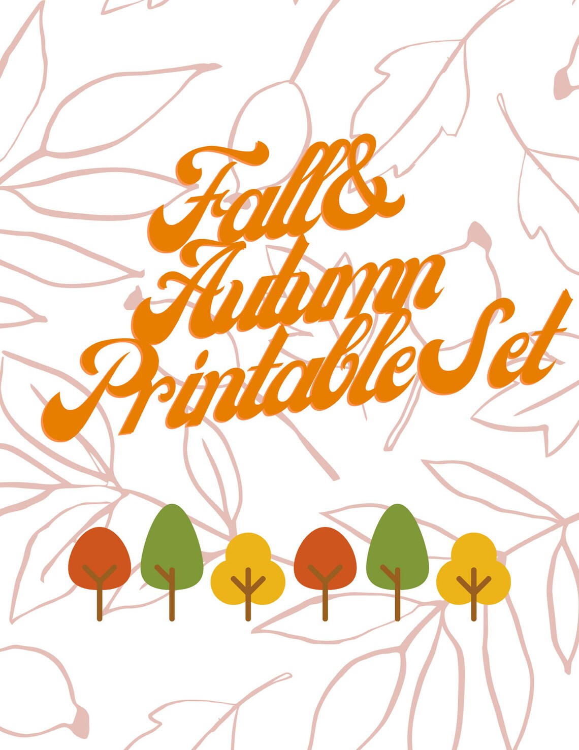 Fall and Autumn Printable Set - Etsy