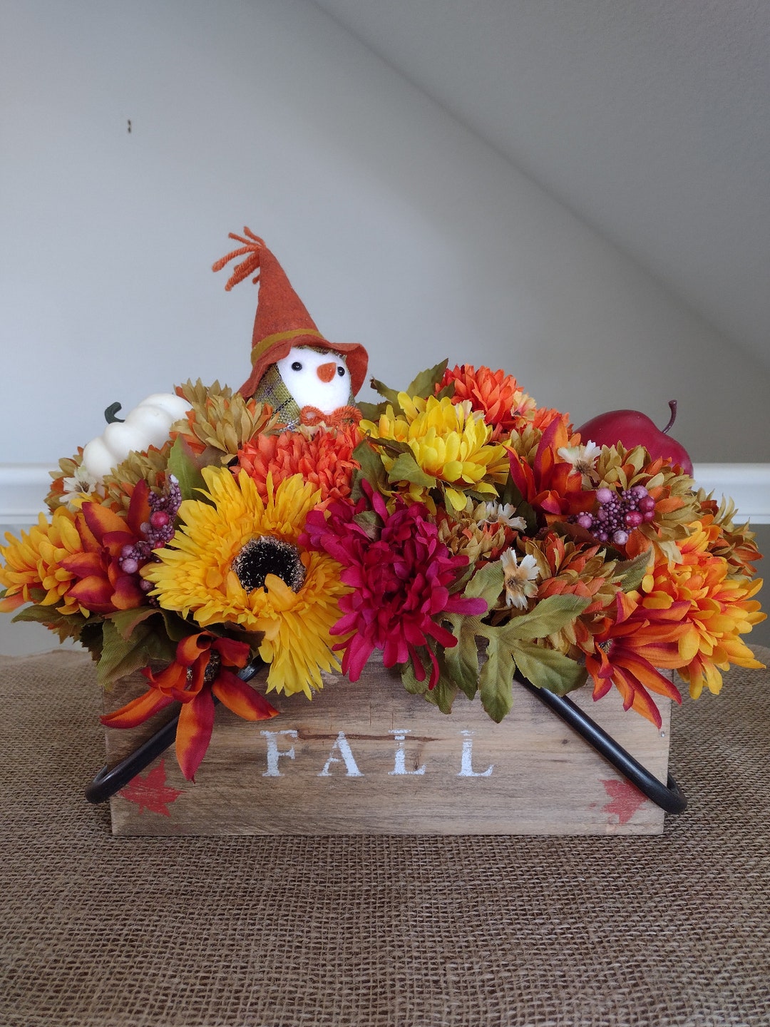Fall Flower Arrangement - Etsy