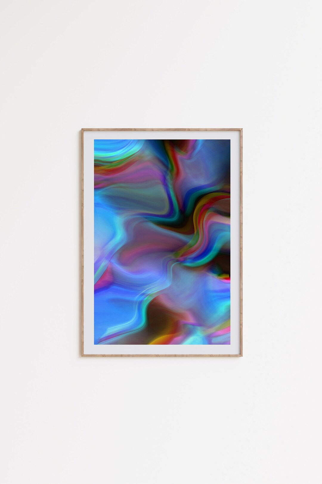 Trippy Rainbow Art, Chromatic Printable, Rainbow Psychedelic Poster ...