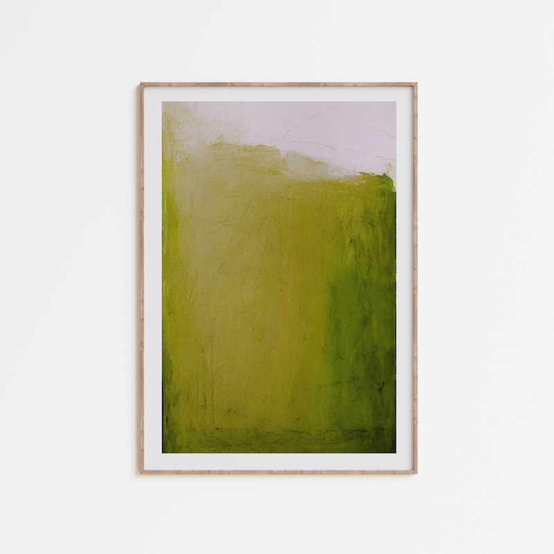 Abstract Art Chartreuse - Etsy UK