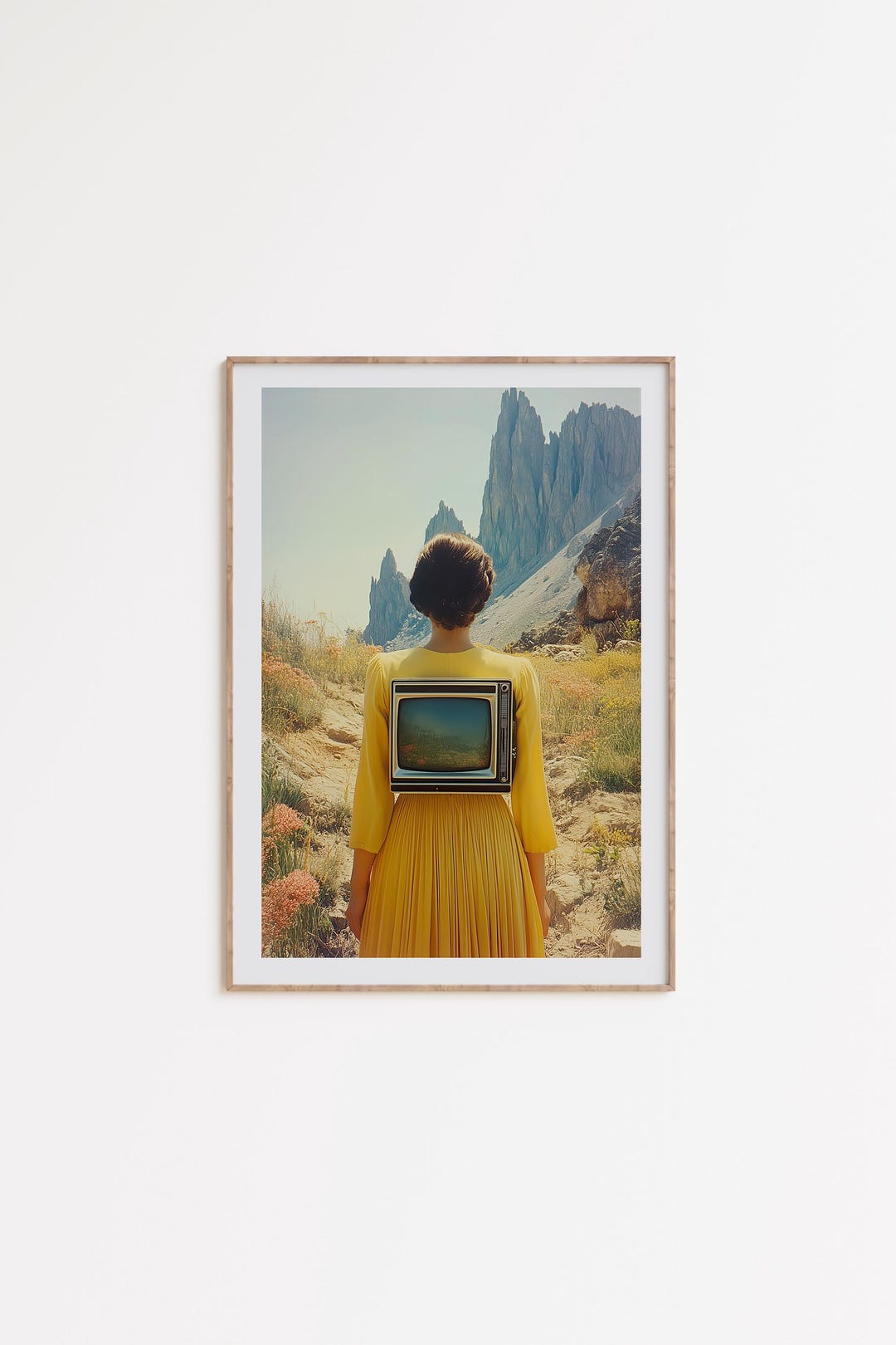 Surreal Vintage Art, Surrealist Poster, Dreamlike, Retrofuturism, Retro ...