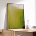 Chartreuse Abstract Art, Minimalist Print, Abstract Expressionism, Lime ...