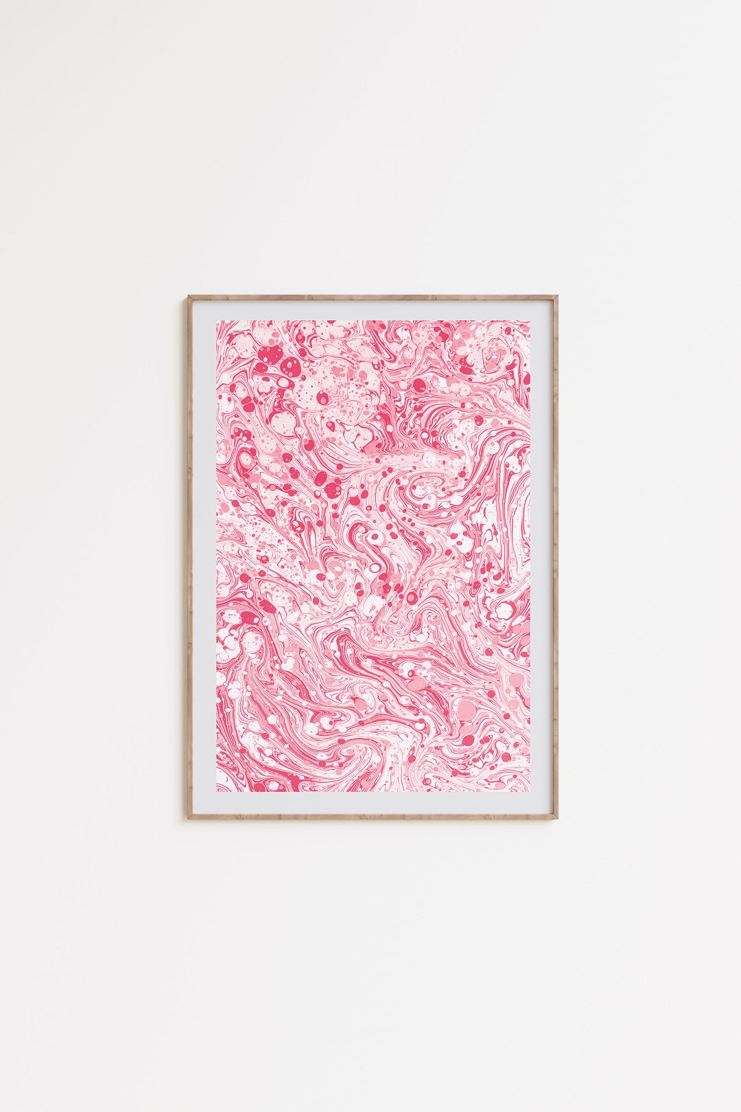 Pink Art Printable, Psychedelic Art, Fuschia Trippy Poster, 70s Art ...