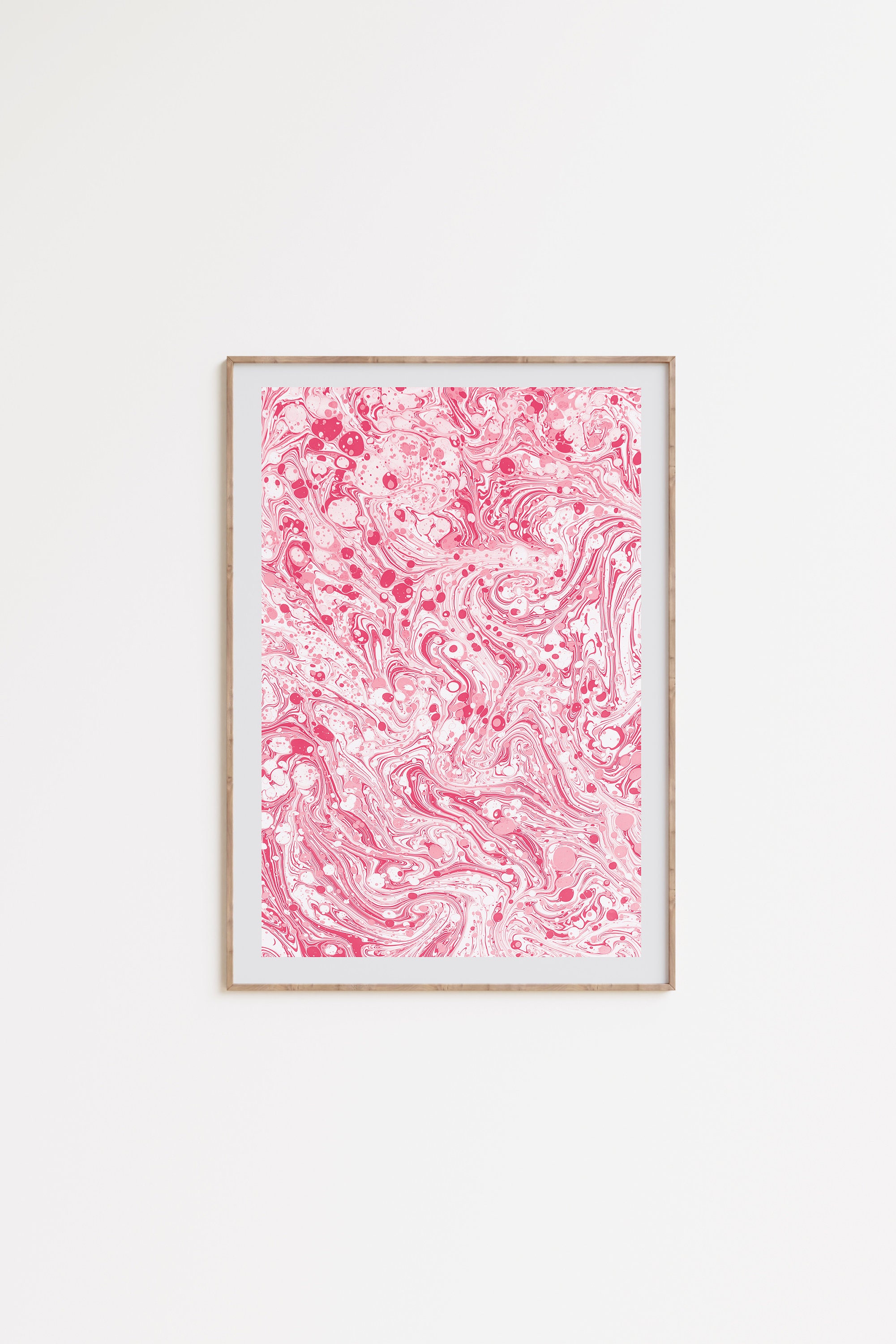 Pink Art Printable, Psychedelic Art, Fuschia Trippy Poster, 70s Art ...