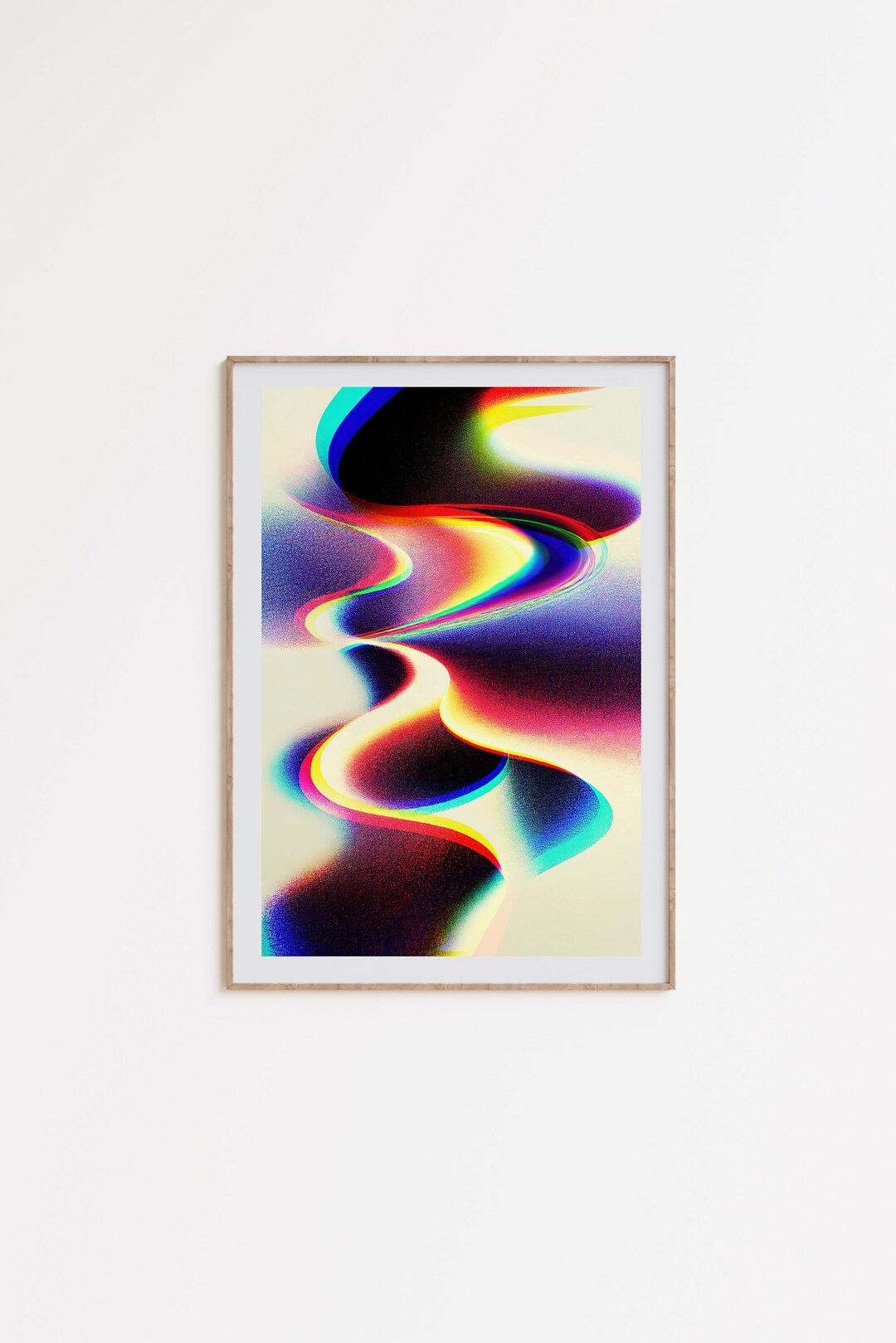 Psychedelic Chromatic Aberration Art, Trippy Colorful Art, Rainbow ...