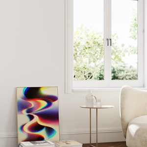 Psychedelic Chromatic Aberration Art, Trippy Colorful Art, Rainbow ...