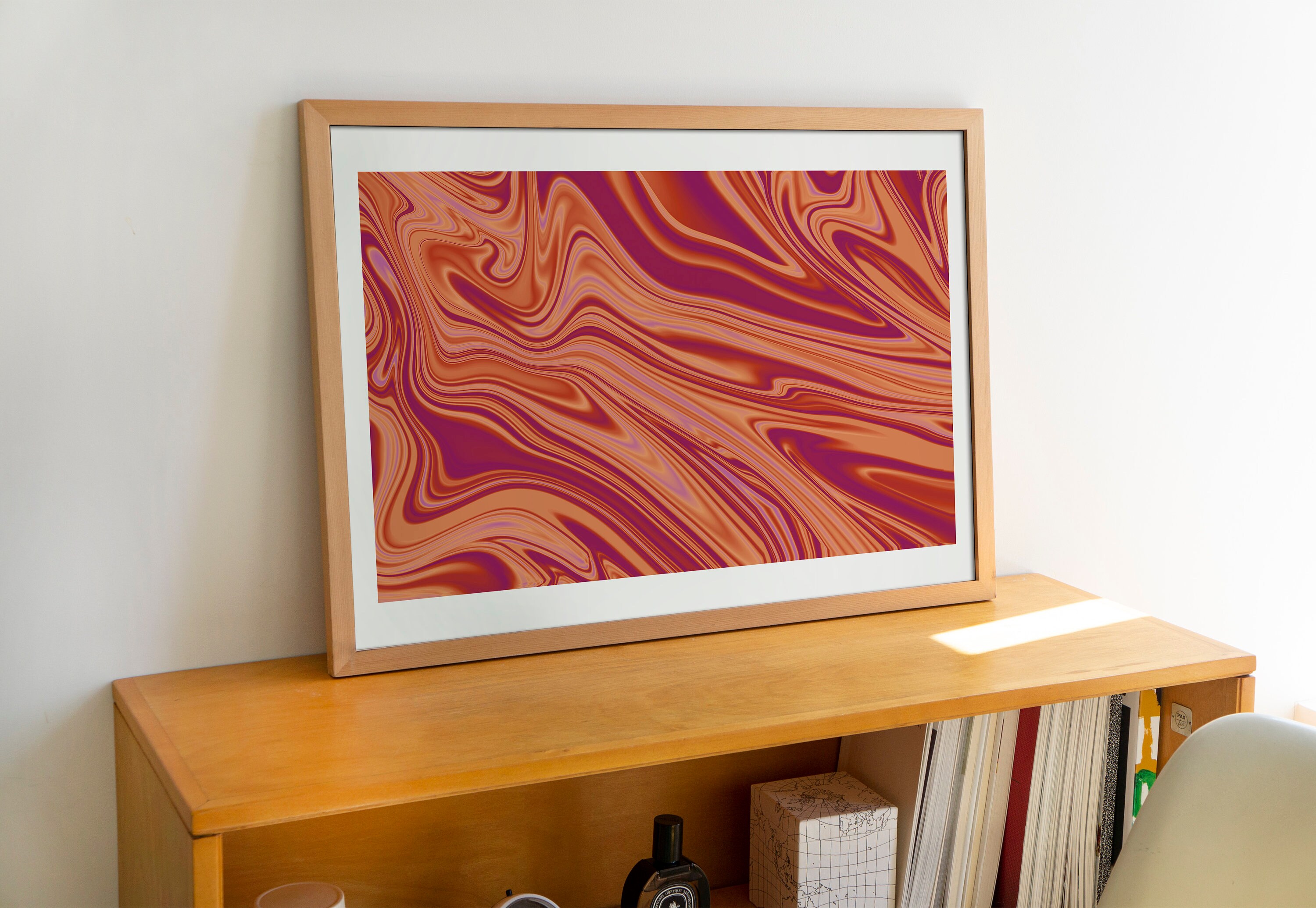 Horizontal Lesbian Wall Decor, Lesbian Flag Color Art, Wlw Poster ...
