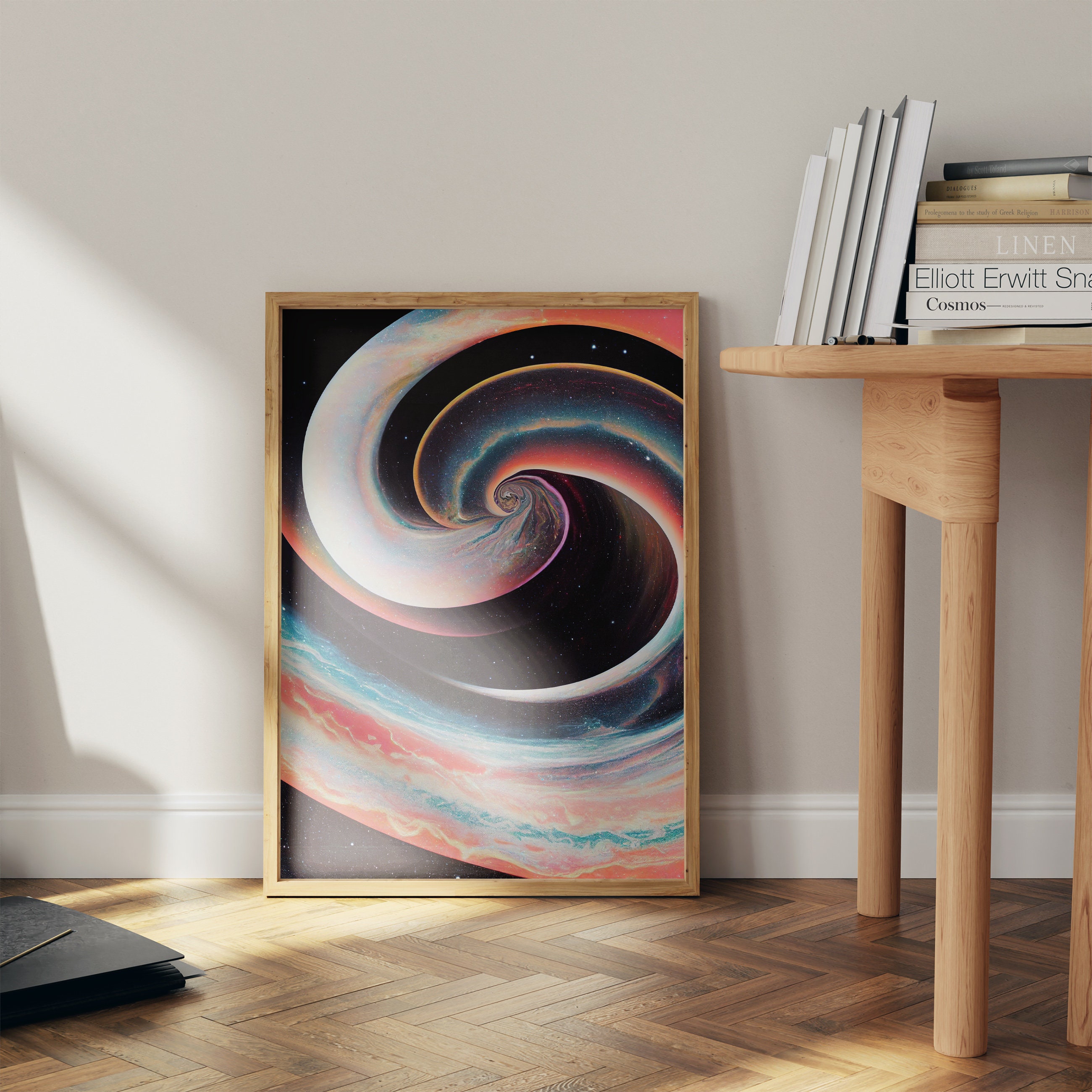 Galaxy Art, Space Digital Download, Retro Space Print, Vintage Sci-fi ...