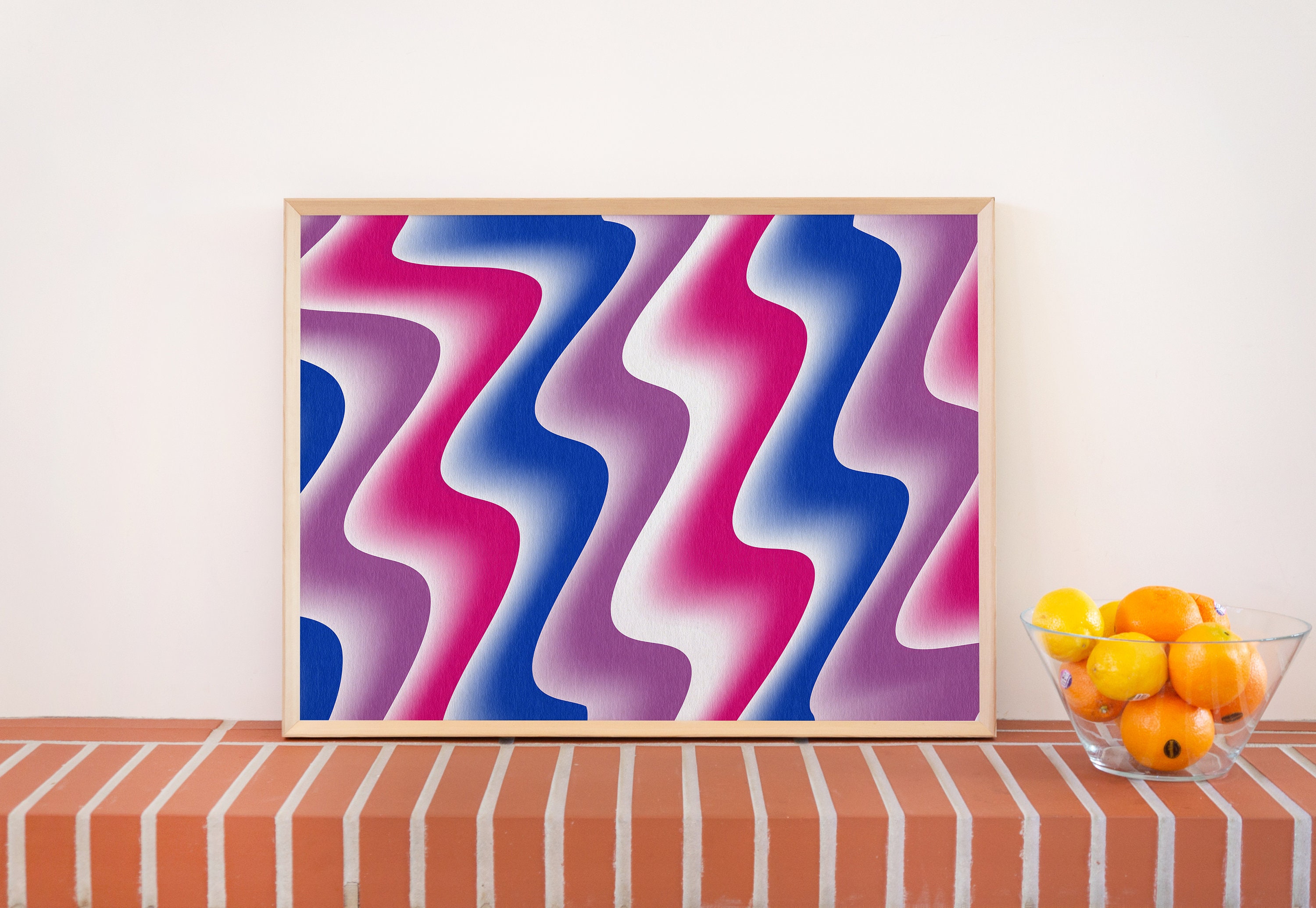 Bi Art Download, Blue Purple Pink Art,subtle Bisexual Art, Wlw, Mlm ...