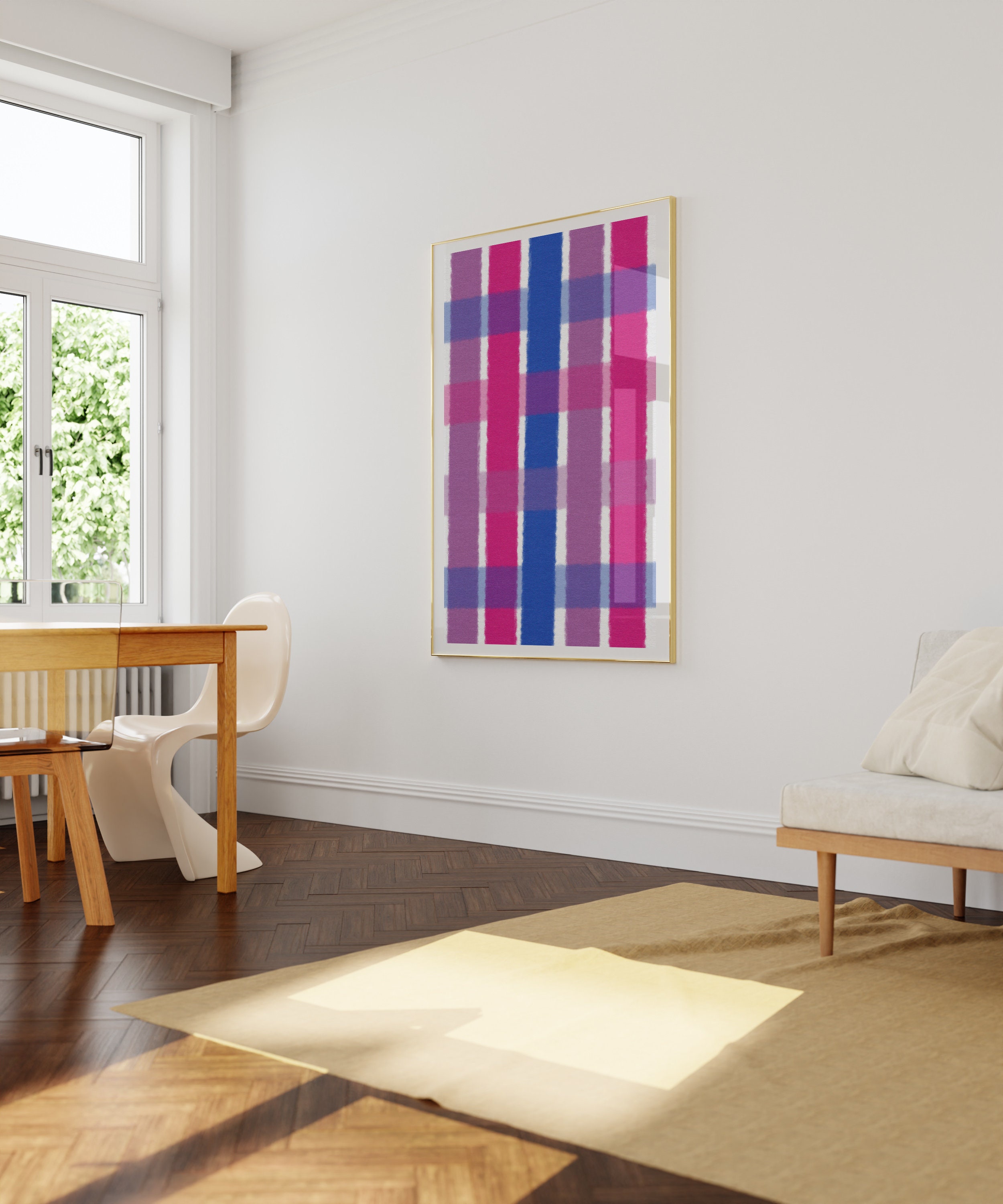Subtle Bisexual Art, Bisexual Poster, Wlw, Mlm, Bisexual Flag Art ...