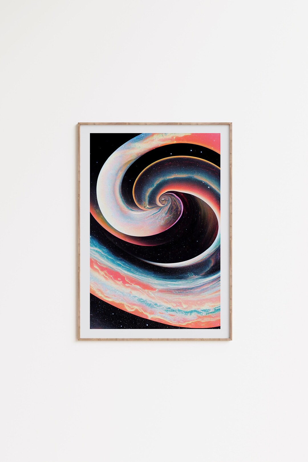 Galaxy Art, Space Digital Download, Retro Space Print, Vintage Sci-fi ...