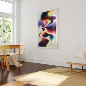 Psychedelic Chromatic Aberration Art, Trippy Colorful Art, Rainbow ...