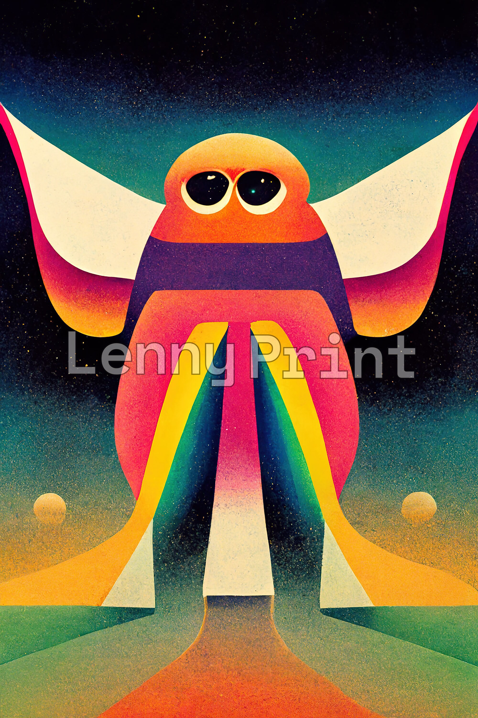 Surreal Space Art, Vintage Sci-fi Art, Abstract Rainbow Art ...
