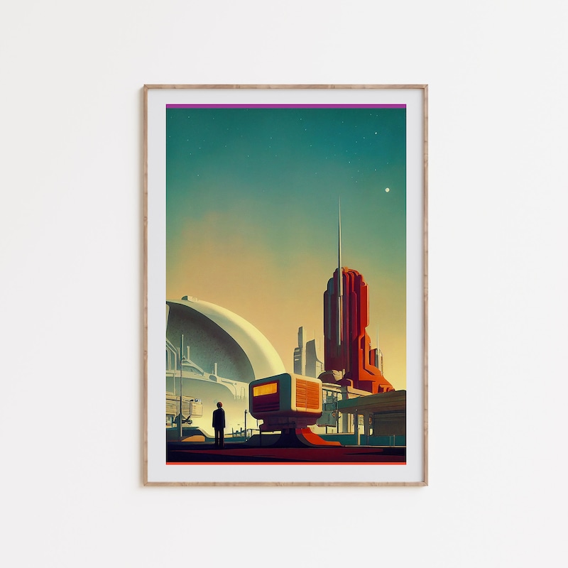 Retro Space Art - Etsy