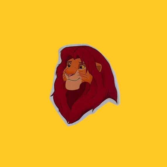Lion King Sticker Simba Sticker Mufasa Sticker Sticker - Etsy