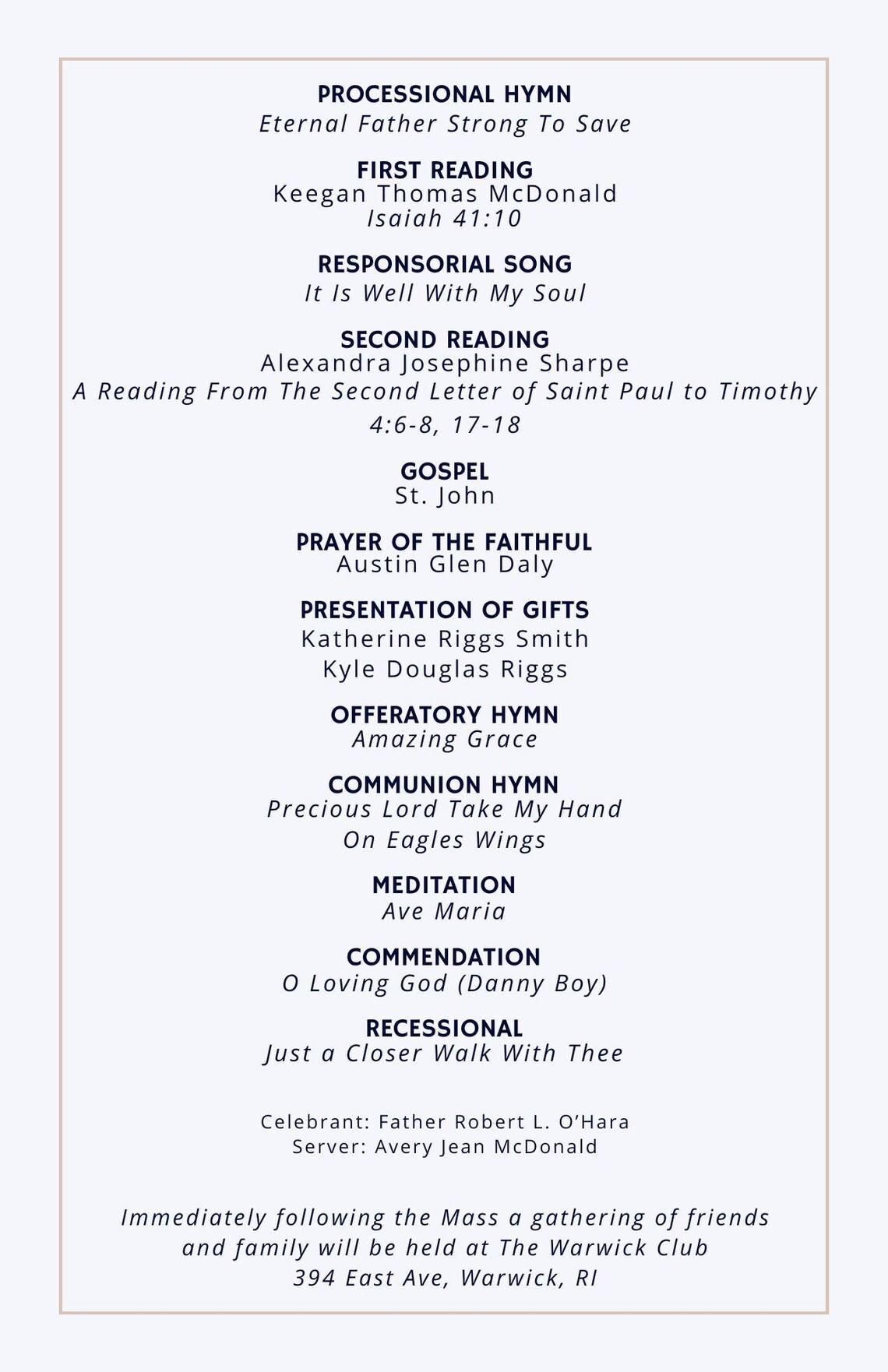 Editable Funeral Program Template - Catholic Mass (5.5 X 8.5) - Etsy