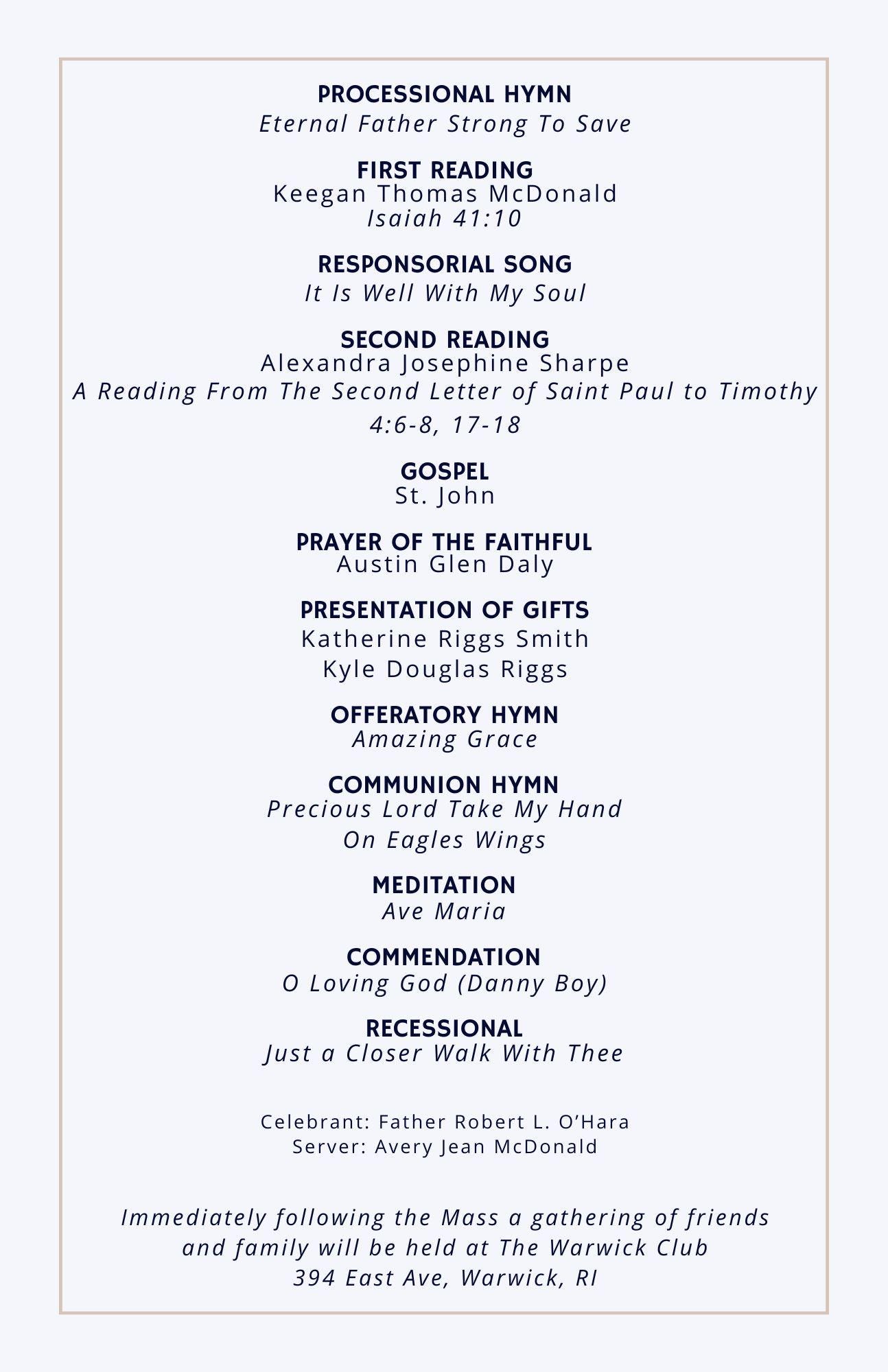 Editable Funeral Program Template - Catholic Mass (5.5 X 8.5) - Etsy