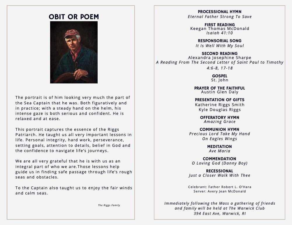 Editable Funeral Program Template - Catholic Mass (5.5 X 8.5) - Etsy