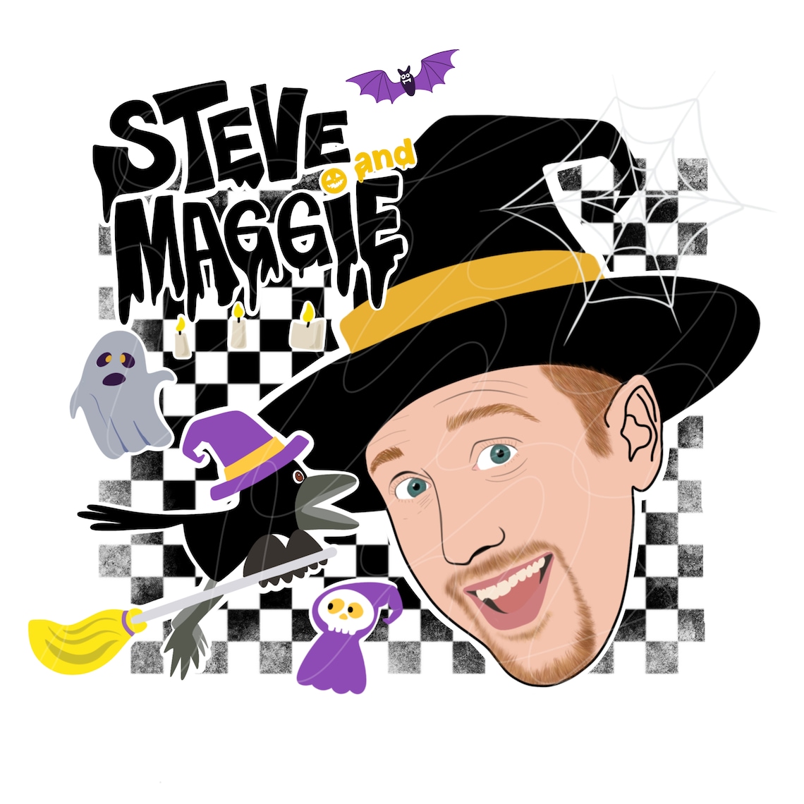 Steve & Maggie Halloween PNG File INSTANT DOWNLOAD - Etsy