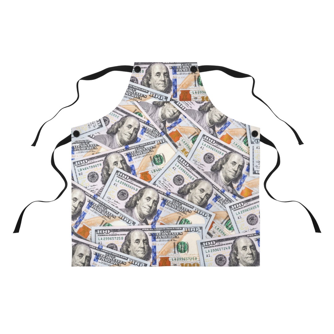 Money Design Apron AOP Cash Apron - Etsy