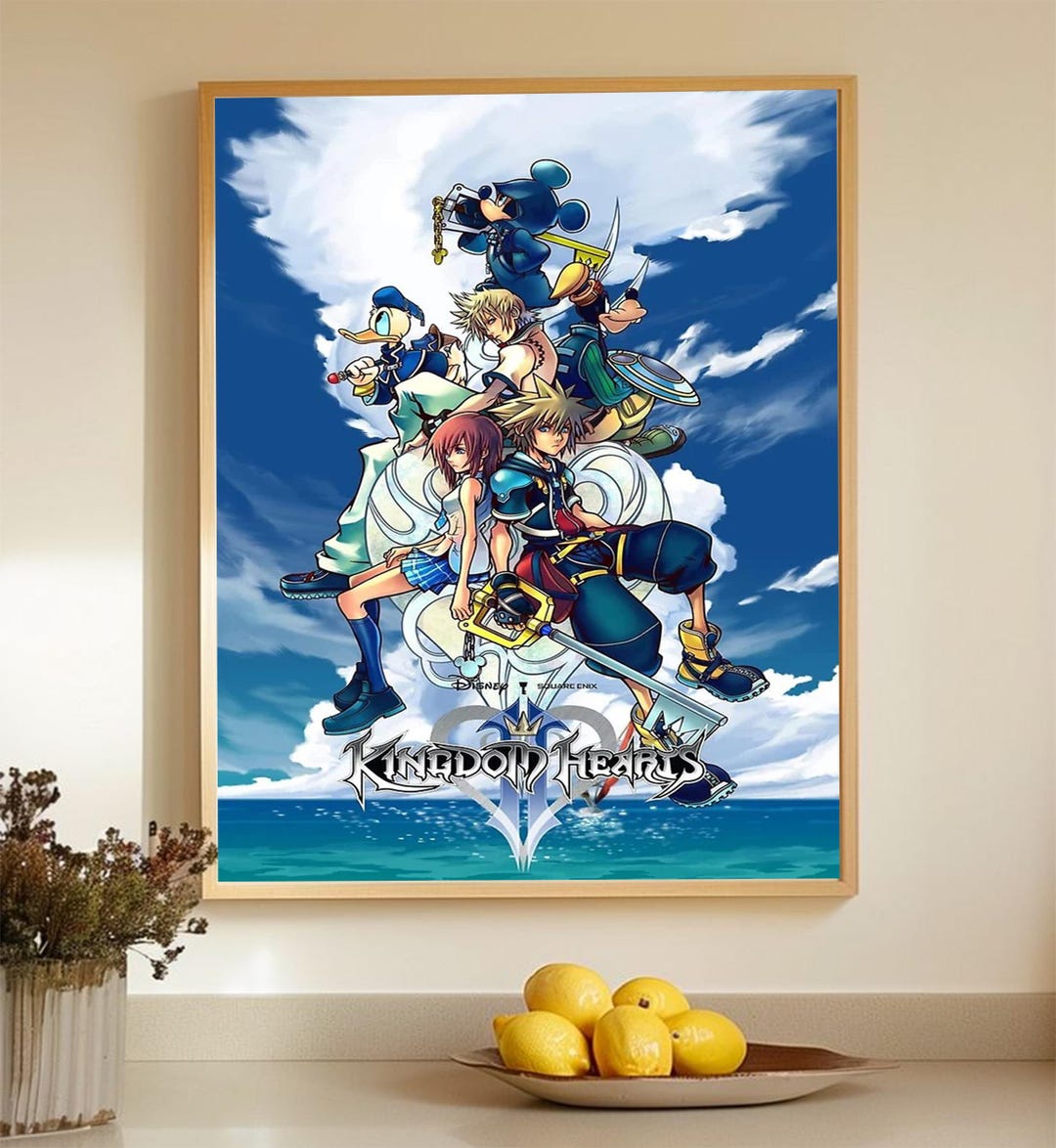 Kingdom Hearts 2 Poster - Art Poster for Gift, Gifts, Wall Prints - Etsy