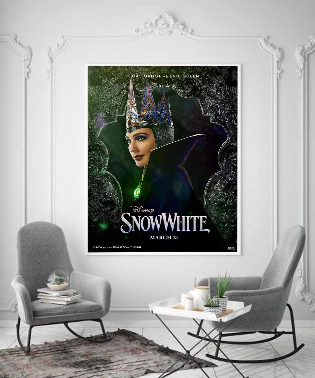 Gal Gadot as Evil Queen Poster - Etsy