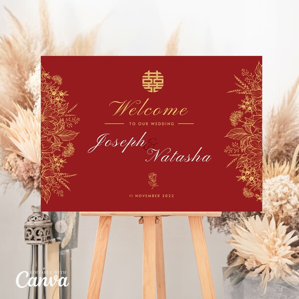 Vietnamese Tea Ceremony Welcome Sign - Etsy