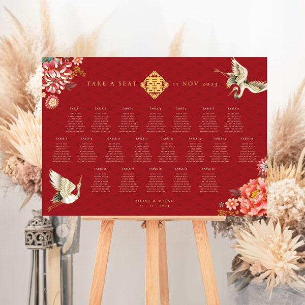 Seat Assignment Board for Wedding - Etsy