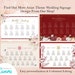 Chinese Wedding Seating Chart Board Template for Asian - Etsy