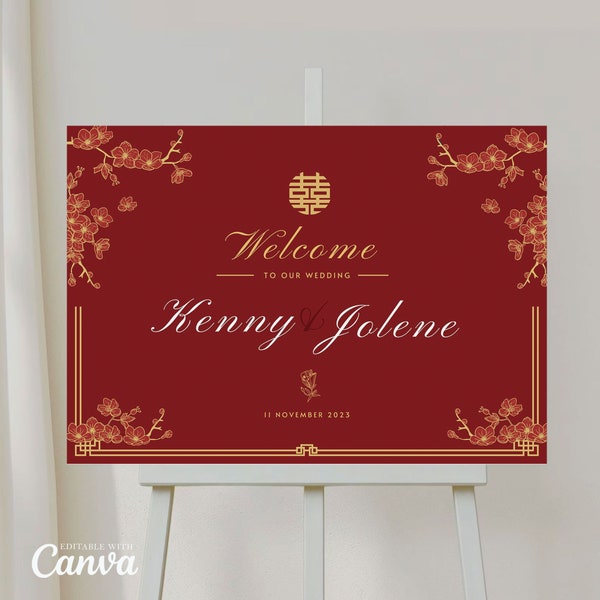 Vietnamese Tea Ceremony Welcome Sign - Etsy