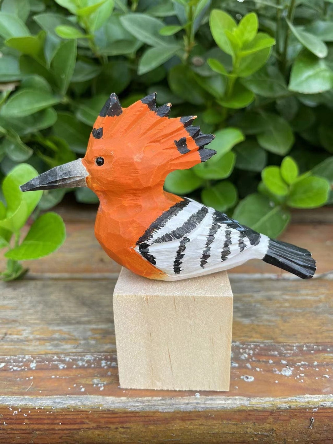 Handmade Wooden Carving Bird Sculpture Hand Carved Wood Bird Figurine ...