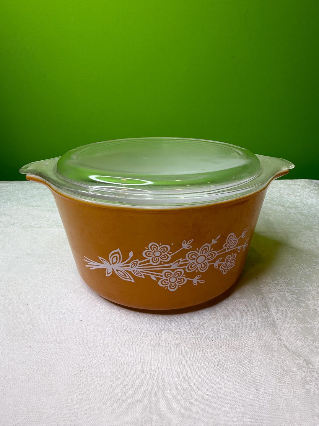 Vintage Pyrex Butterfly Gold 2 Round Casserole Dish W Lid - Etsy