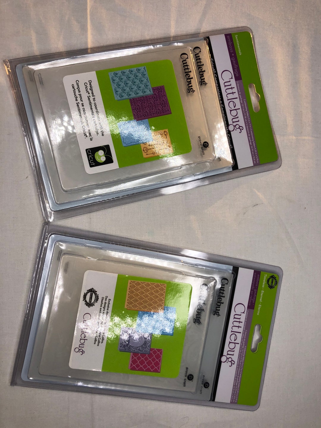 Cricut Cuttlebug Embossing Folders New in Packaging Timeless and ...